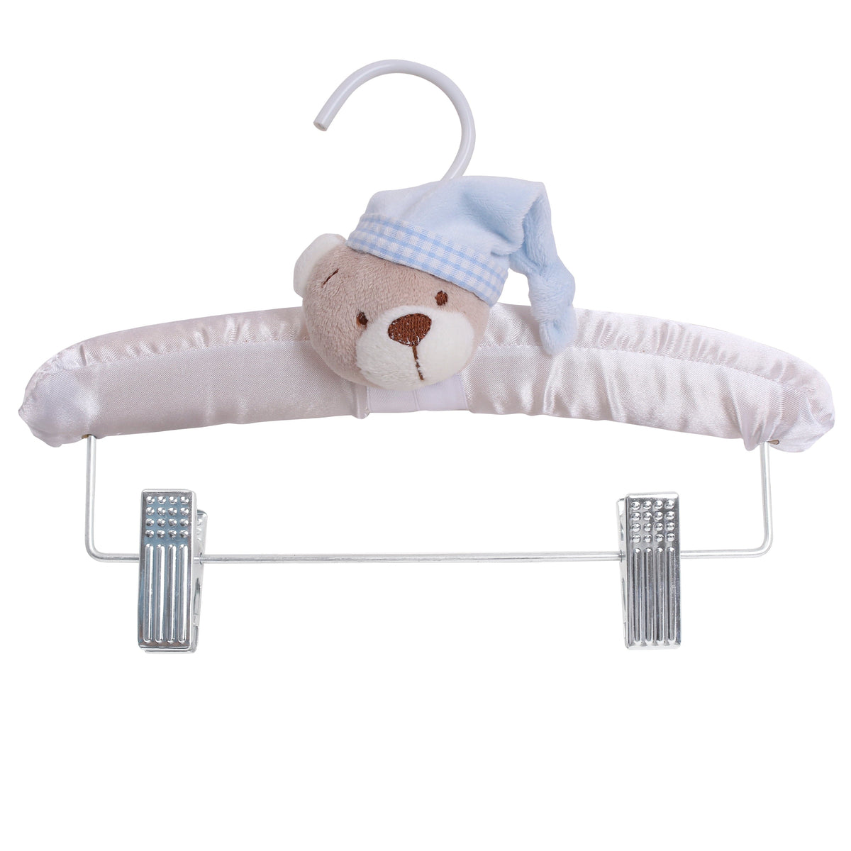 Baby clothes hanger with metal clips - blue – Flybyfly us