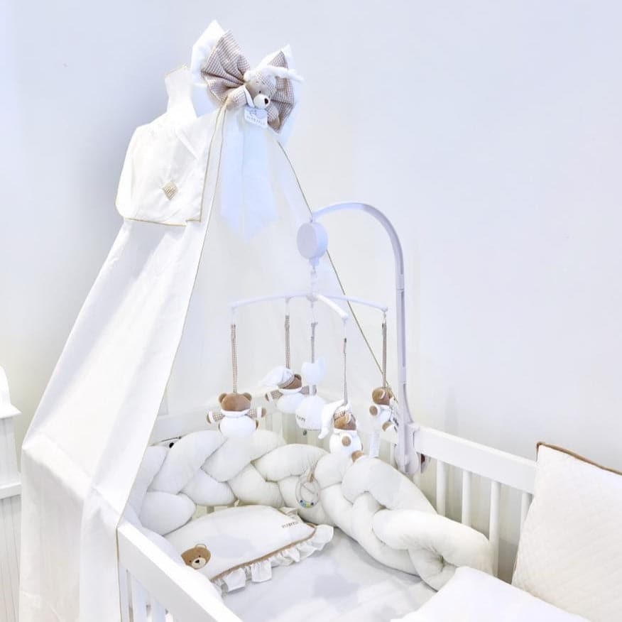 Crib canopy - Beige – Flybyfly us